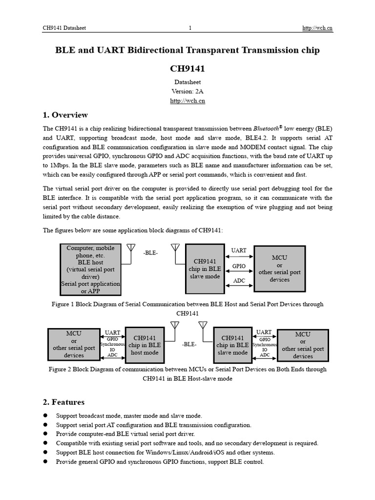 CH91411K | PDF | Microcontroller | Parameter (Computer Programming)