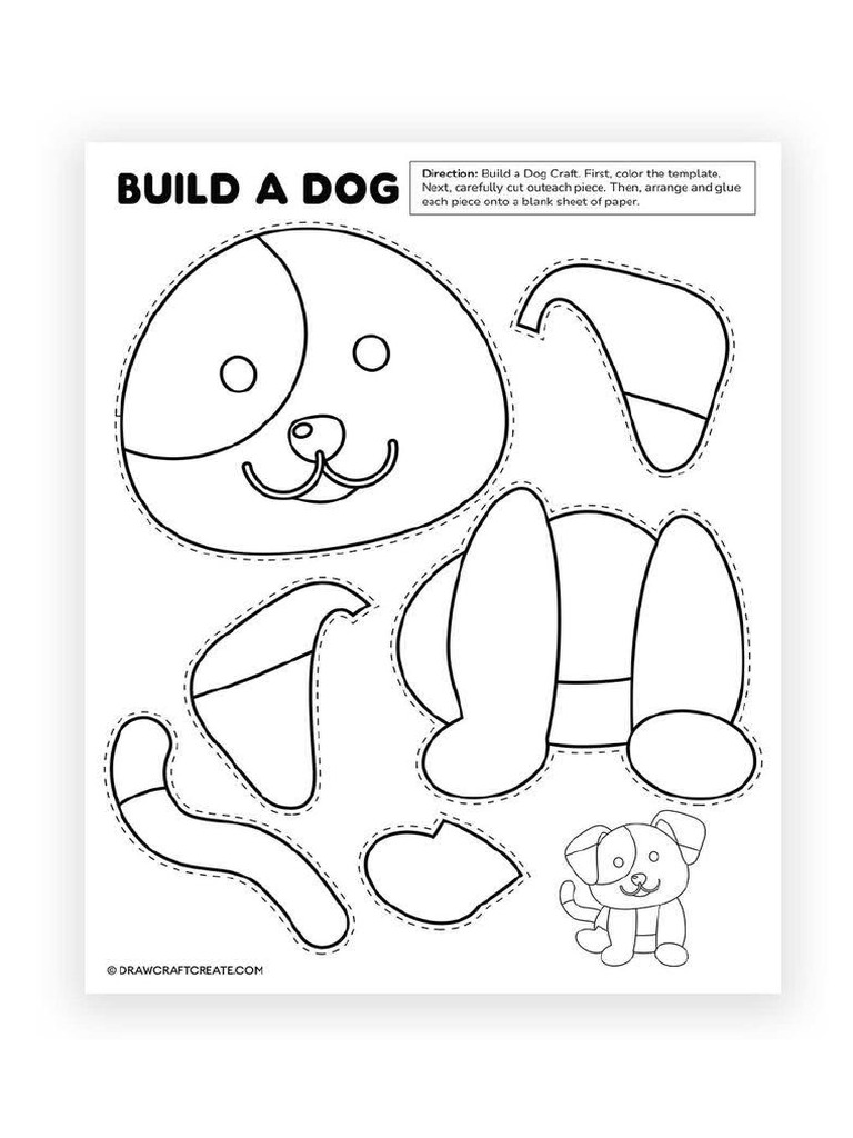 Build A Dog Worksheet | PDF