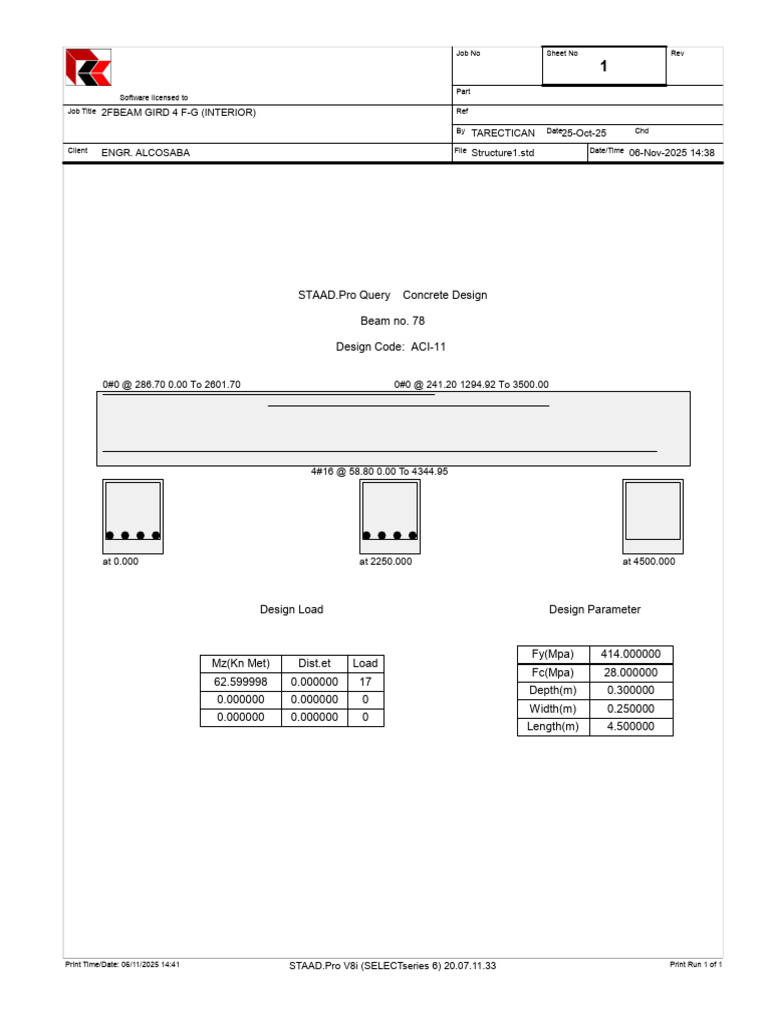 2f Beam Grid 4 F-g | PDF | Structural Engineering | Software Engineering