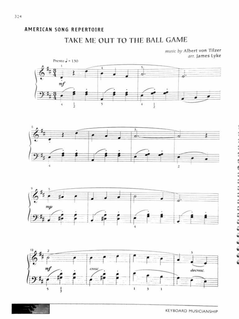Take Me Out to the Ball Game | PDF