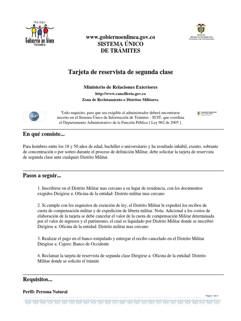 Tramite Libreta Militar | PDF | Militar | Bancos