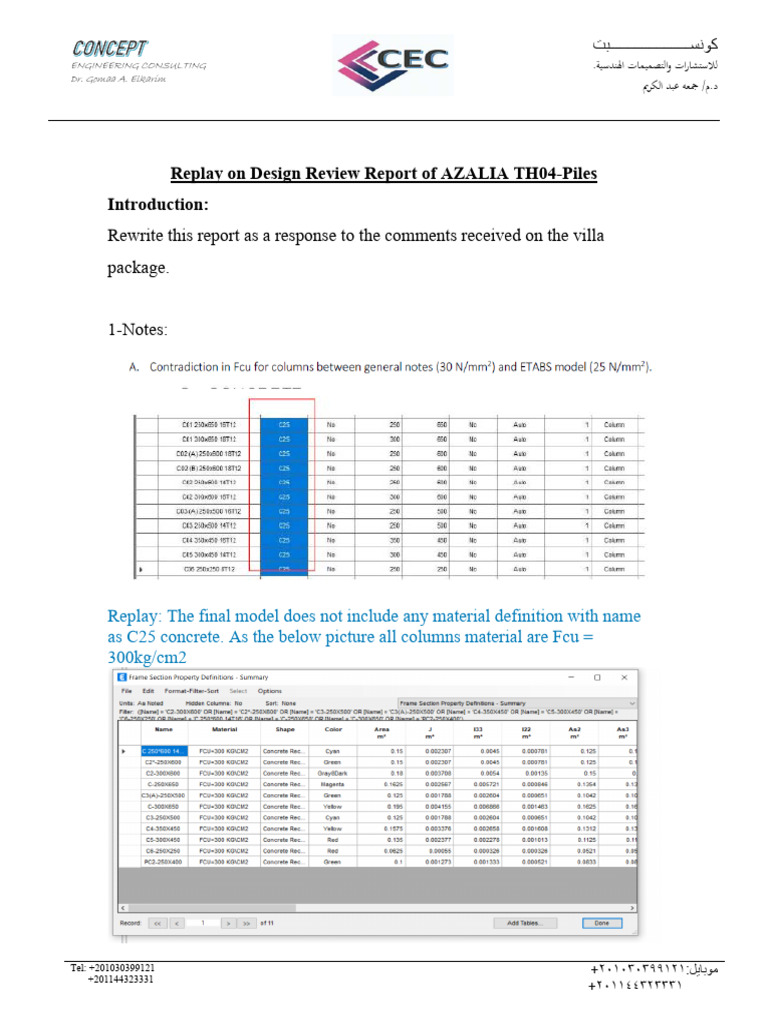 Replay on TH04 Report | PDF | Shear Stress | Concrete