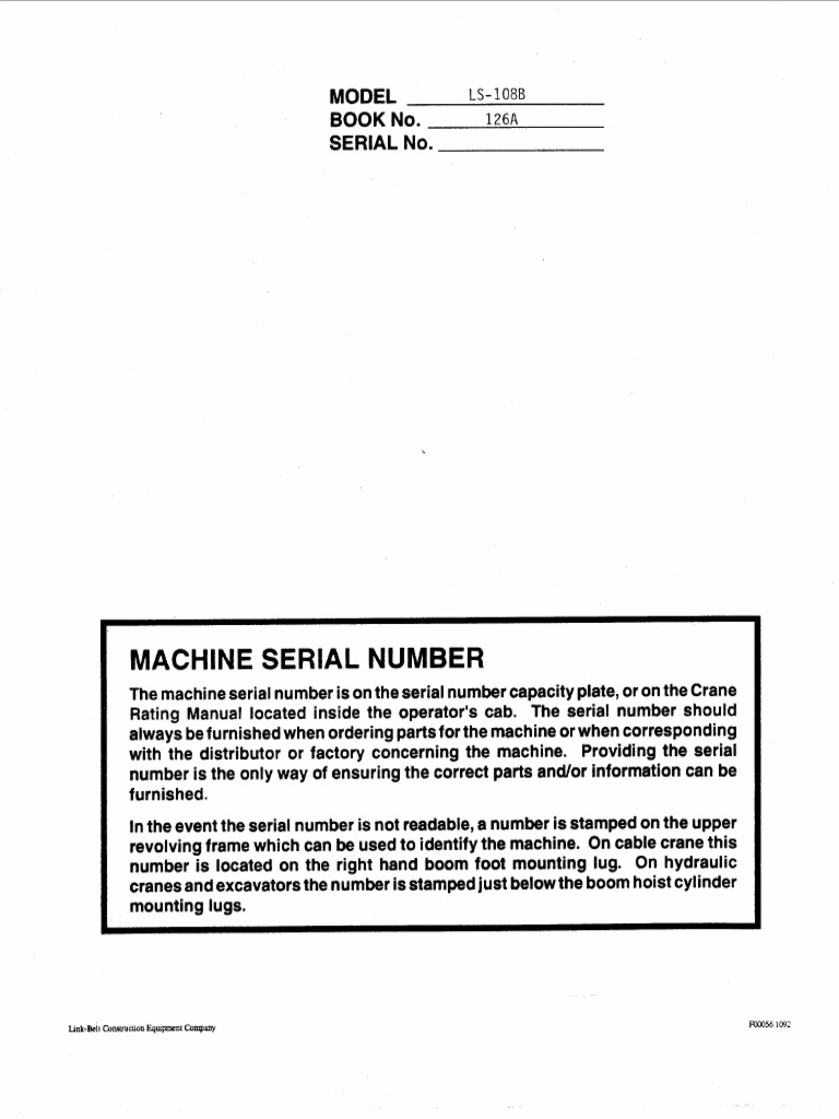 CC 039 Operator Manual | PDF