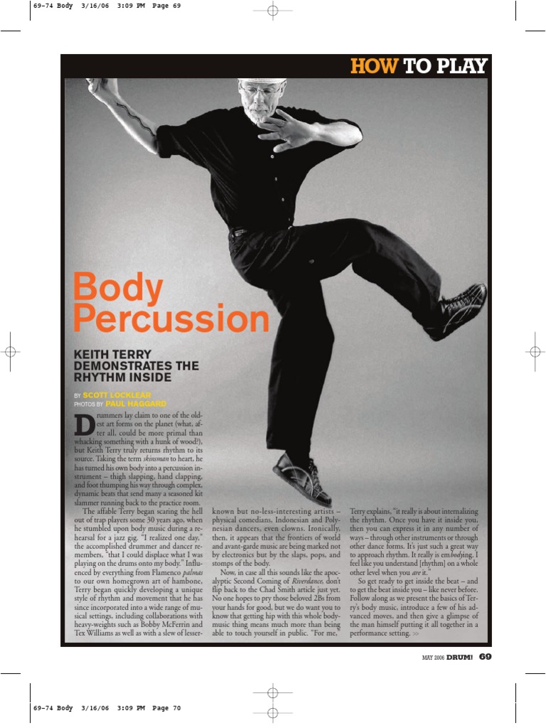 Body Percussion Techniques by Keith Terry | PDF