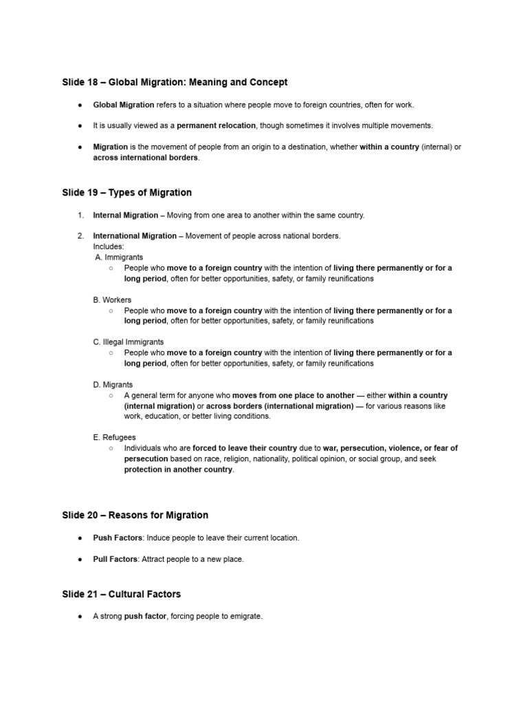 Chapter 5 - Script | PDF | Human Migration | Cultural Globalization