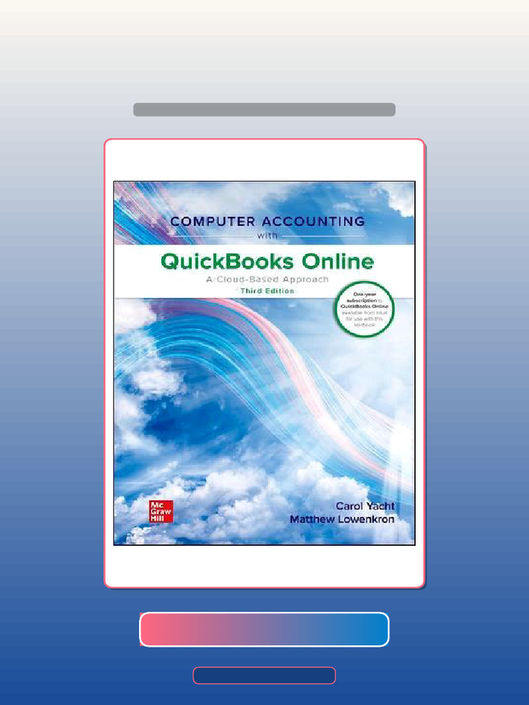 Answers for Computer Accounting With QuickBooks Online a Cloud Based ...
