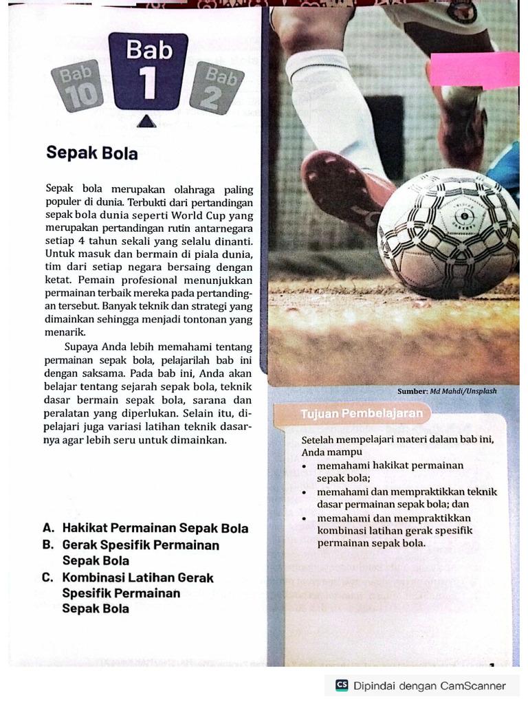 Bab 1 Sepak Bola | PDF