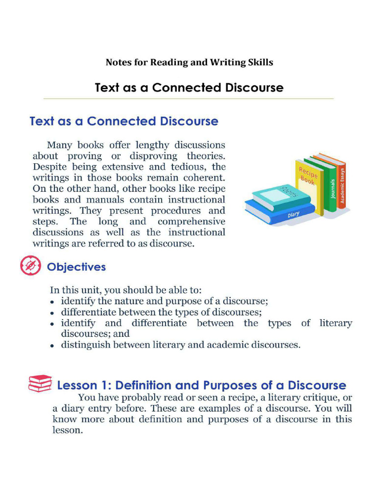 Text as Connected Discourse | PDF