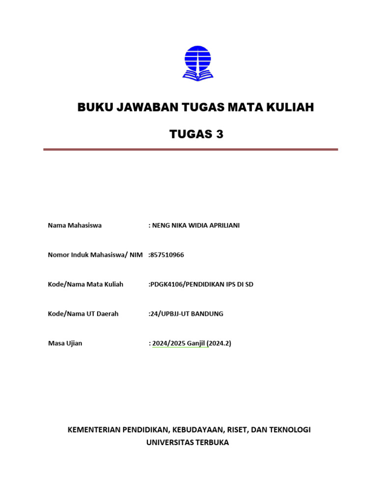 Tugas 3 Pendidikan Ips Di SD | PDF