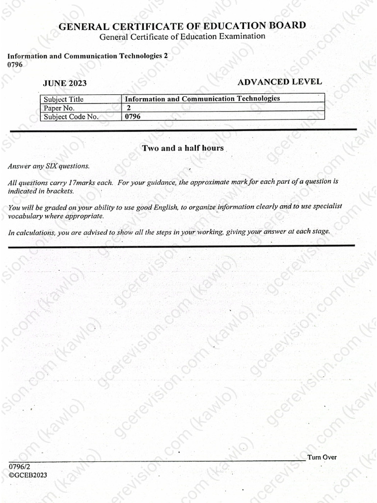 Al 2023 Ict 2 | PDF
