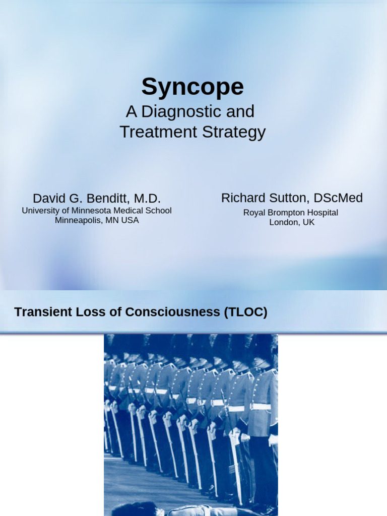 Syncope-1 | PDF | Internal Medicine | Medical Specialties