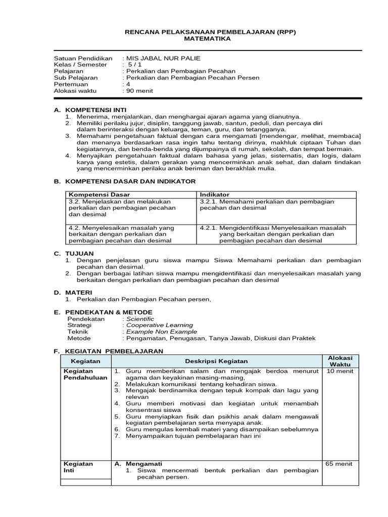 4. Pecahan Persen | PDF