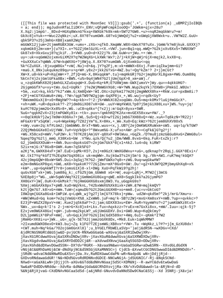 MoonSec V3 Document Protection | PDF
