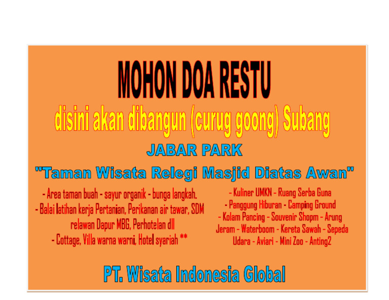 Banner Wisata Relegi Curug Goong | PDF