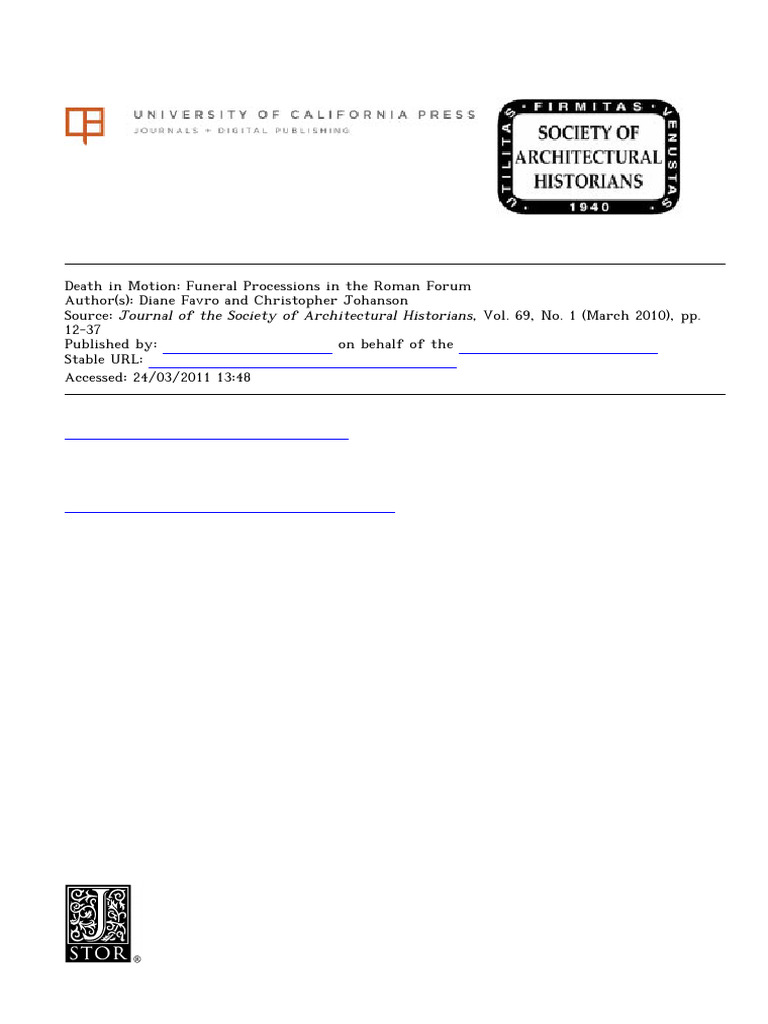 FAVRO roman forum funerals | PDF | Funeral | Scipio Africanus