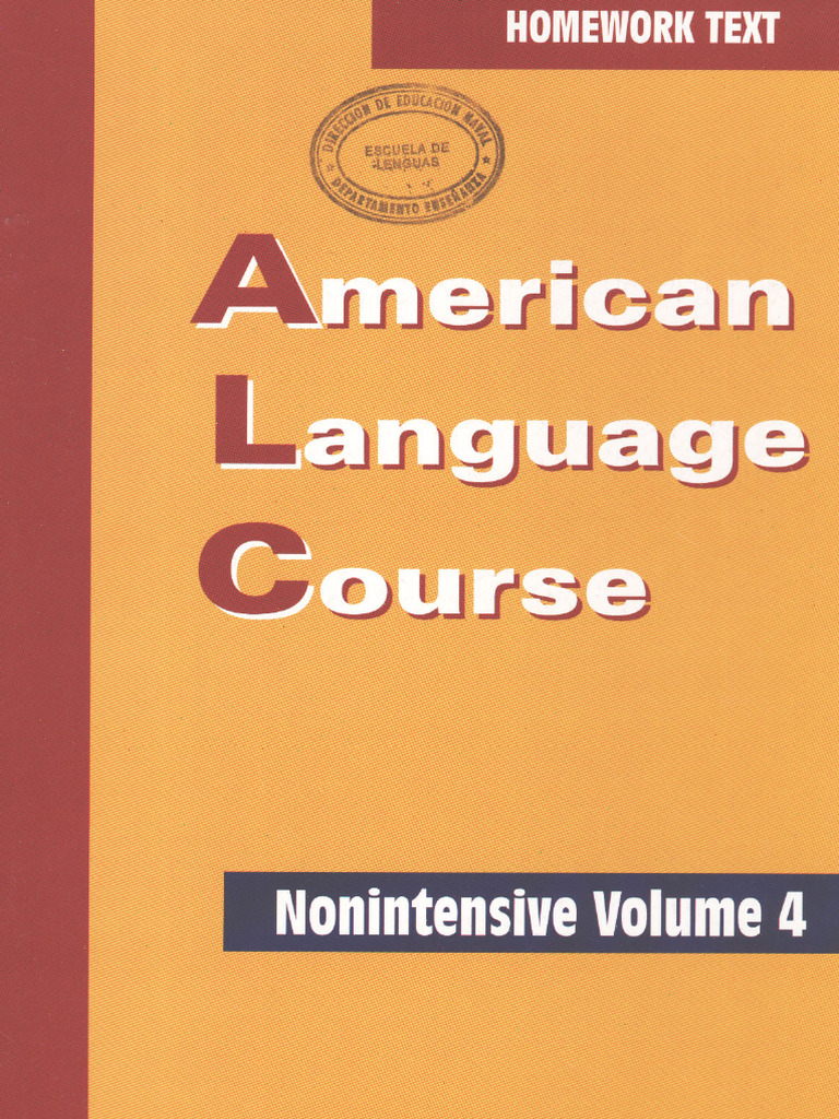 ALC Volume 4 - Homework Text | PDF