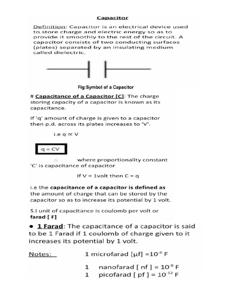 Capacitor | PDF