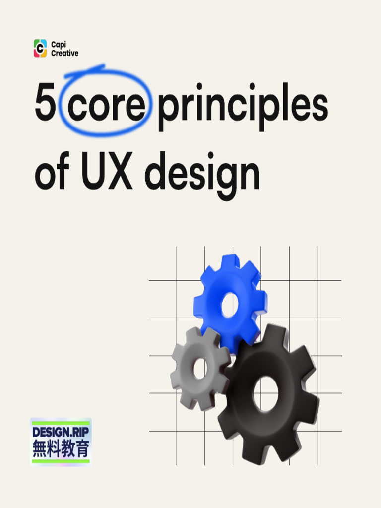 5 Essential UX Design Principles | PDF