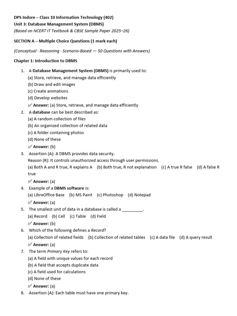 DBMS Practice Sheet Academic Camp | PDF | Databases | Table (Database)
