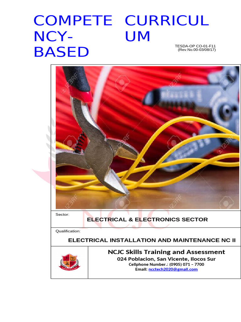 Electrical Installation & Maintenance NC II | PDF | Electrical Wiring ...