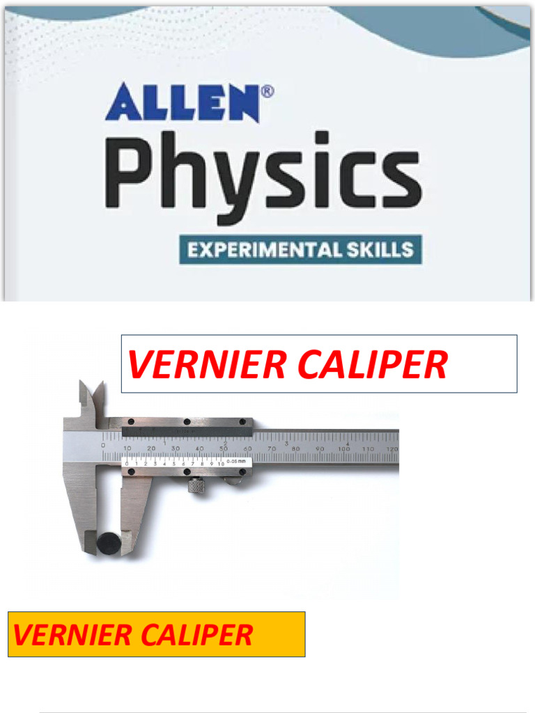 Vernier Caliper Final | PDF