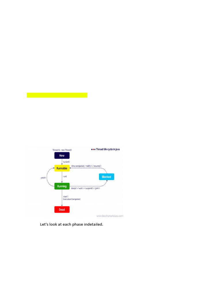 Multithreding Unit3 OOP CG | PDF | Inheritance (Object Oriented ...