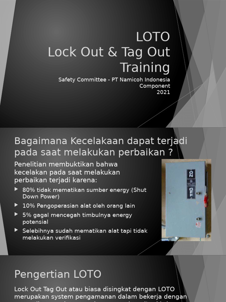 LOTO Training | PDF