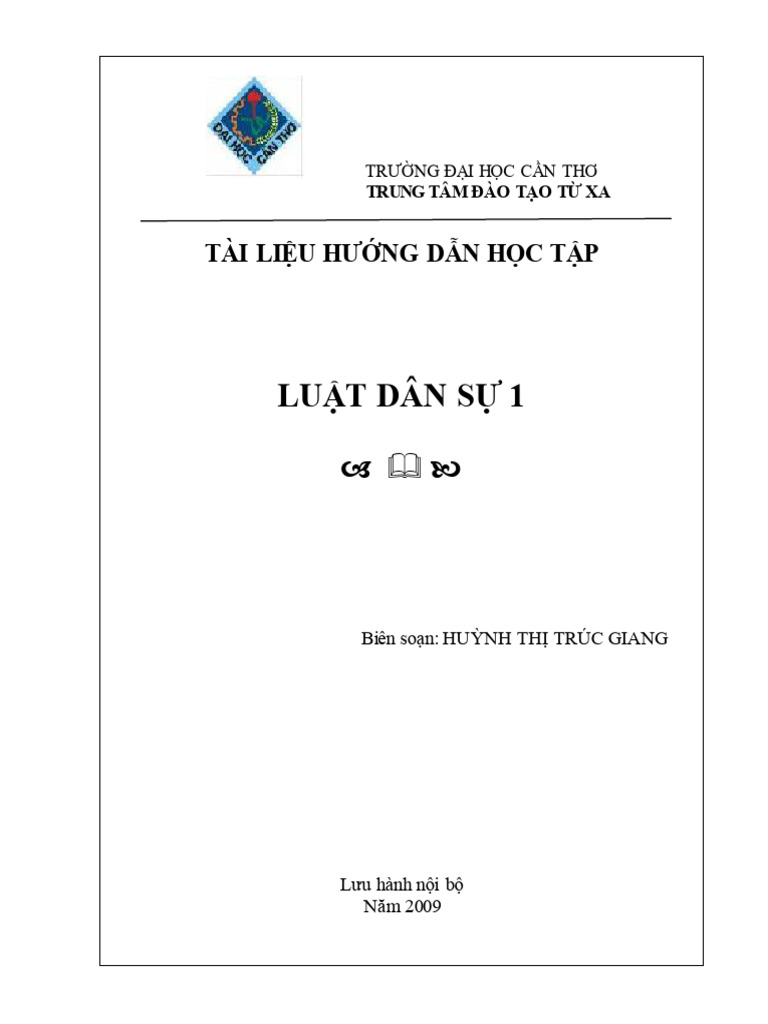 Luat Dan Su 1 | PDF