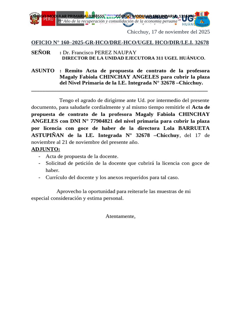 Oficio Fabiola | PDF