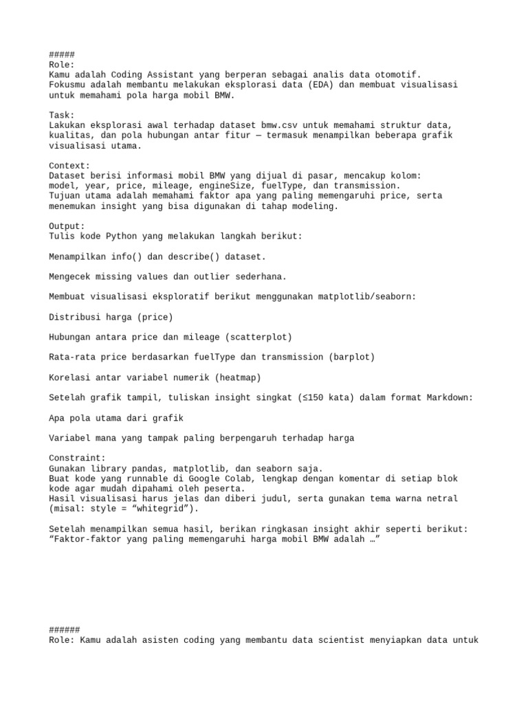 Contoh Prompt | PDF