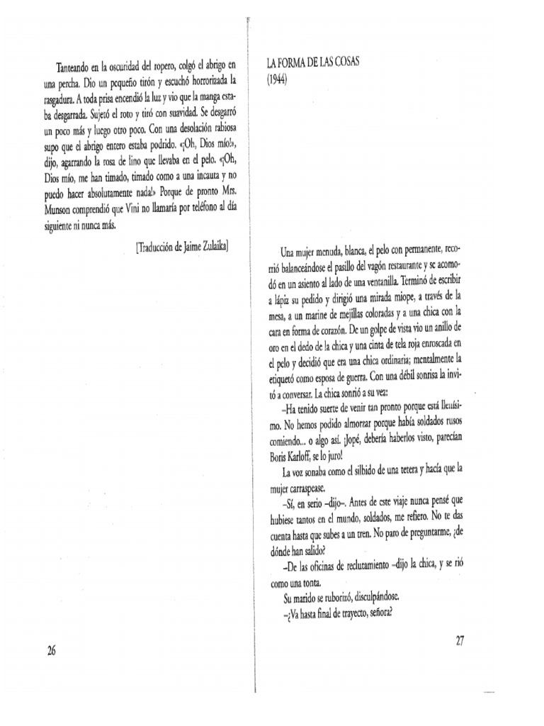 La Forma de Las Cosas | PDF