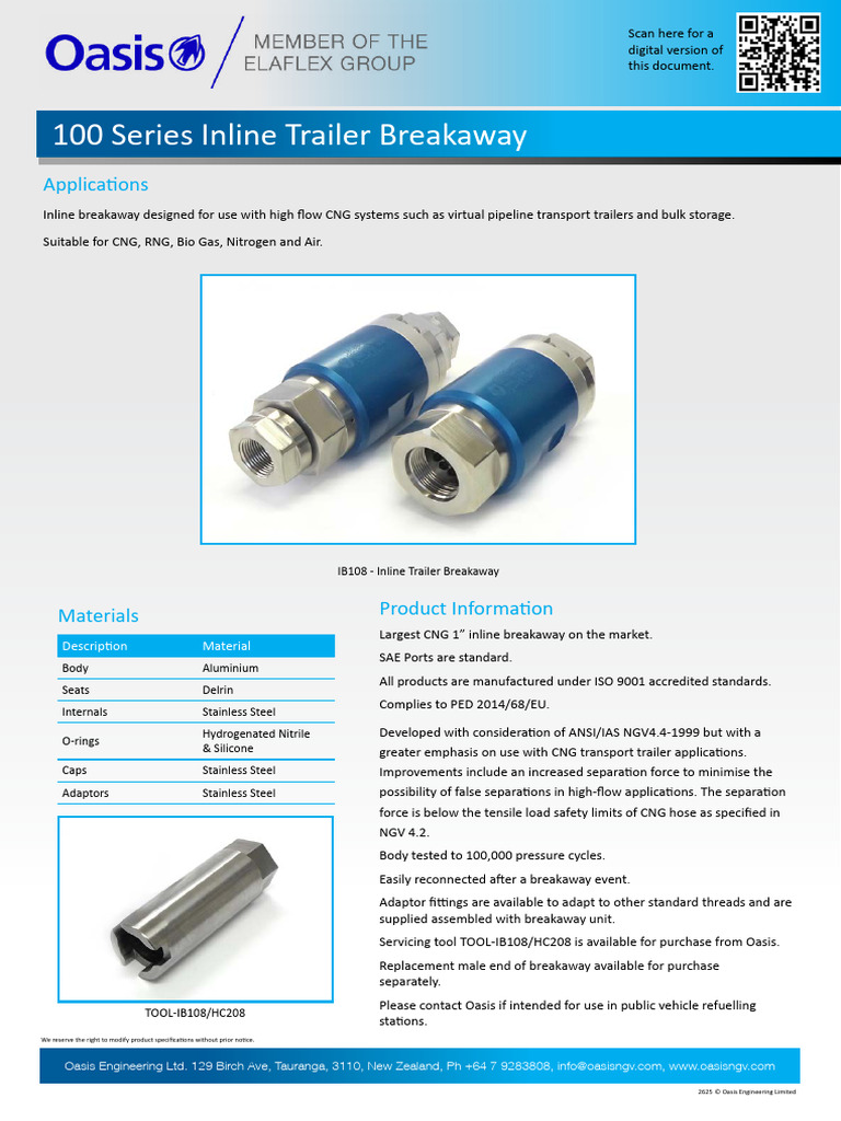 100 Series Inline Trailer Breakaway | PDF