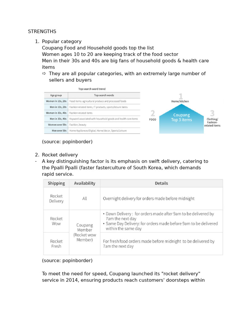 Coupang | PDF | Private Sector | Service Industries