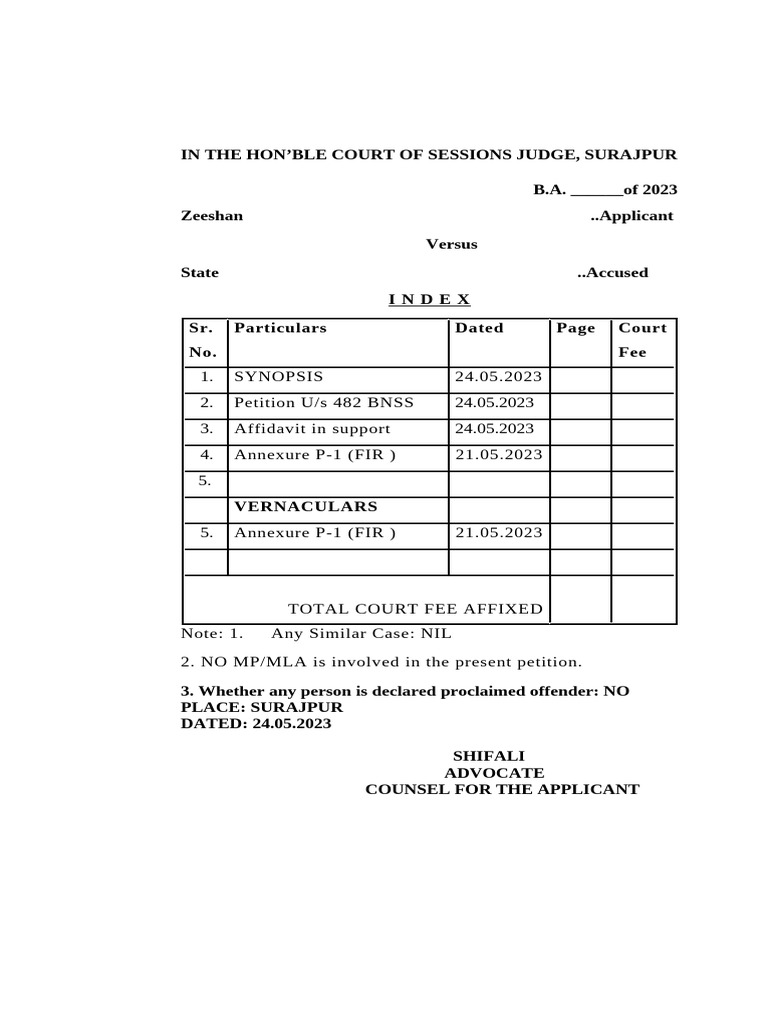 Anticipatory Bail of Zeeshan | PDF | Bail | Judiciaries