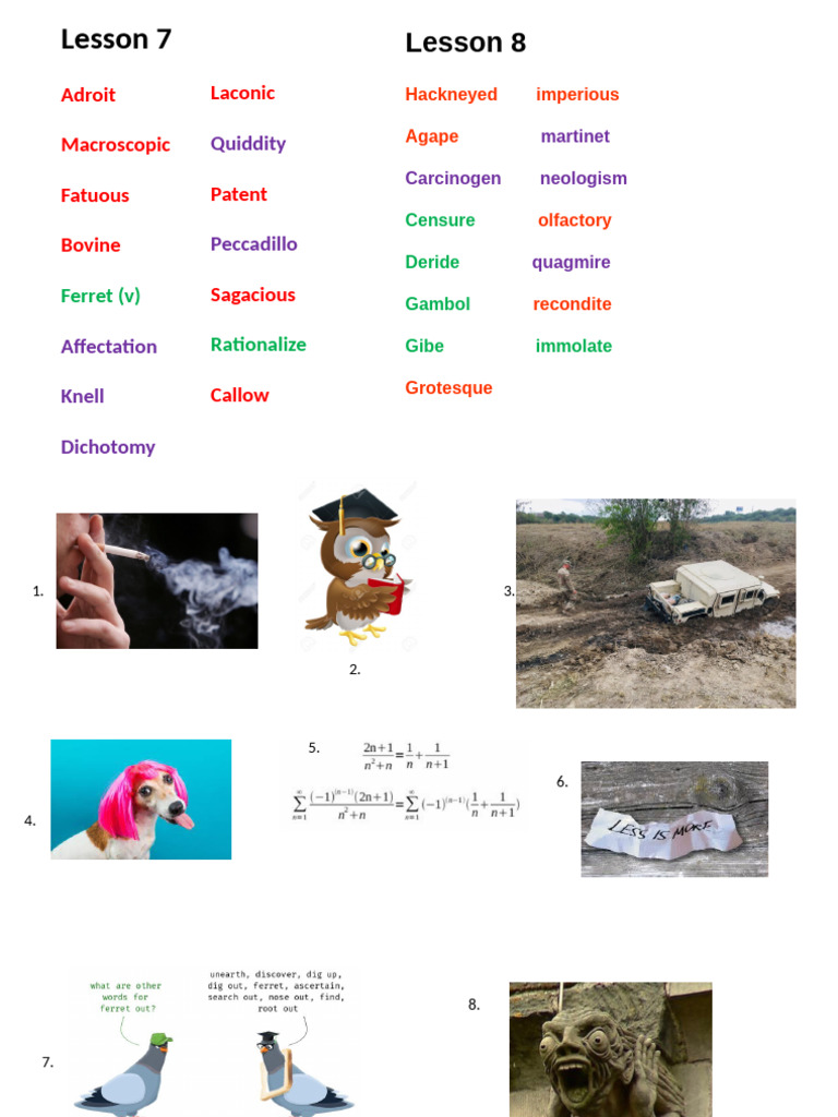 Lesson7-8PowerPoint 3 | PDF