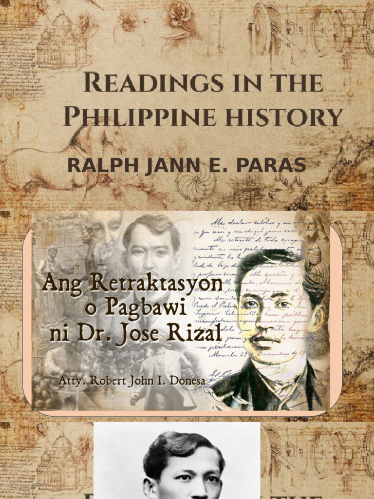 Midterm Retraction of Rizal | PDF