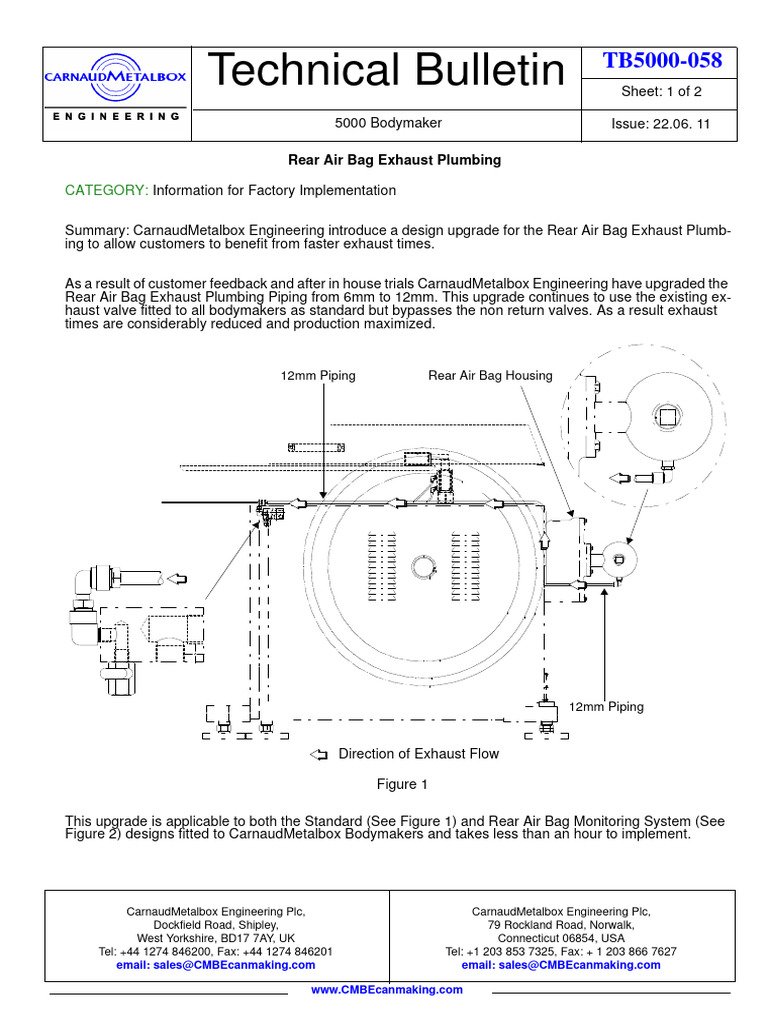 TB5000 058 Rear Air Bag Exhaust Plumbing | PDF | Vehicles | Equipment