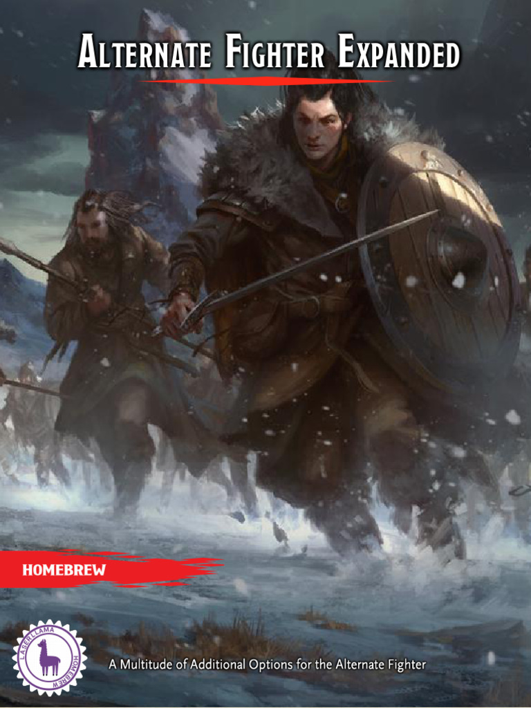 Expanded Alternate Fighter Options | PDF