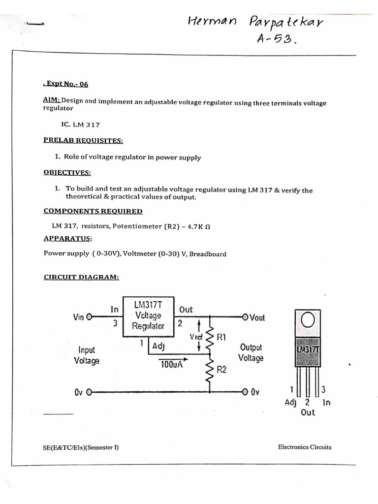 Voltage Regulator | PDF