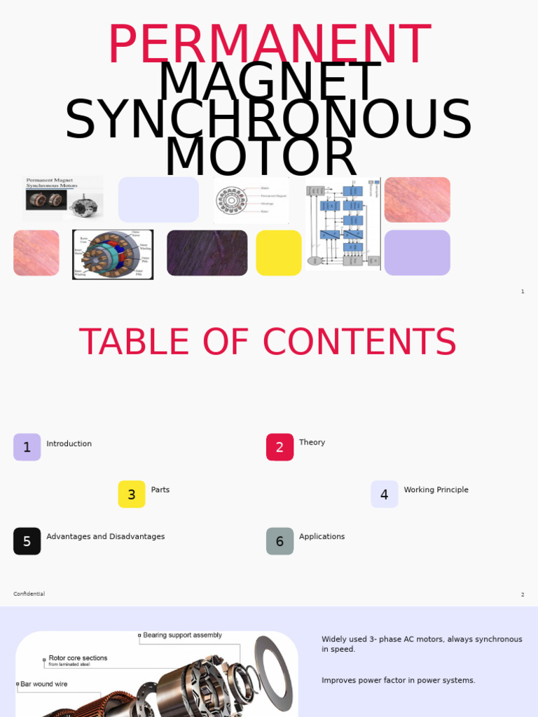 Permanent Magnet Synchronous Motor | PDF | Electric Motor | Mechanical Engineering
