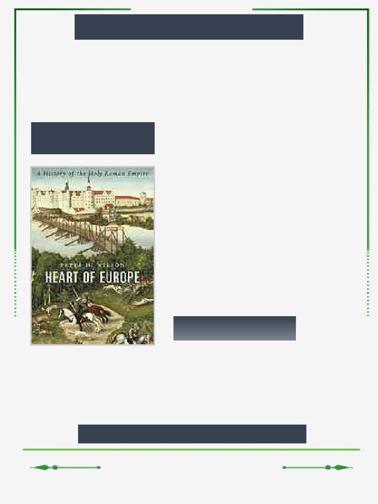 Heart of Europe A History of the Holy Roman Empire First Harvard ...