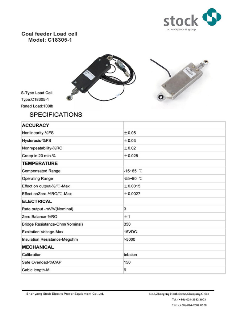 Muc 27 Load Cell | PDF