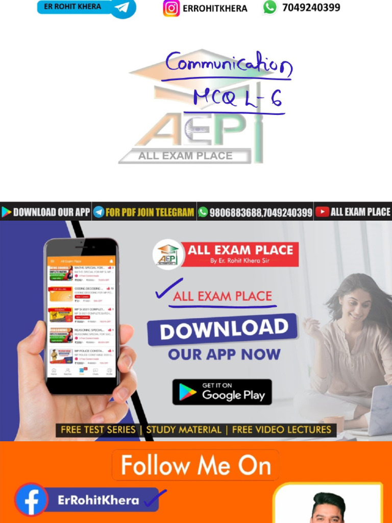 MP Set Communication l6 19 Nov | PDF