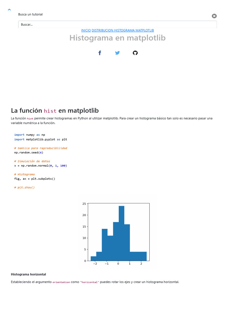 Histograma en Matplotlib - PYTHON CHARTS | PDF | Informática | Ingeniería de software