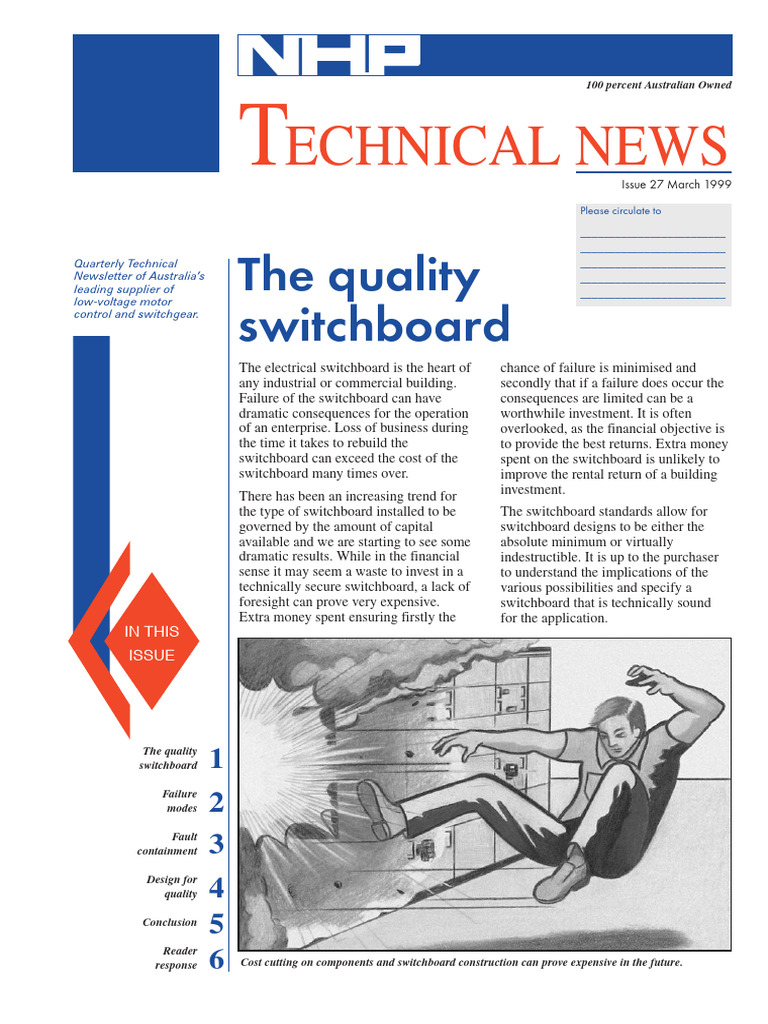 TNL 27 The Quality Switchboard | PDF | Electric Arc | Insulator ...
