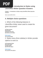 Understanding Styles in LibreOffice Writer | PDF | Page Layout | Software