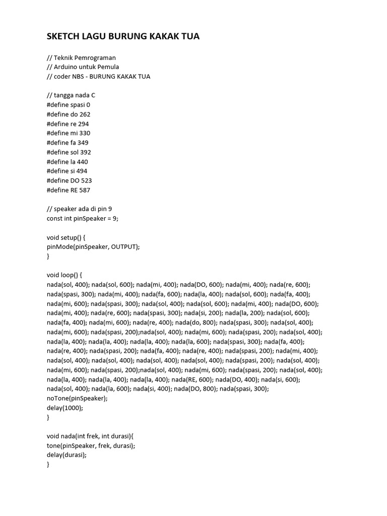 Sketch Arduino Uno | PDF | Arduino