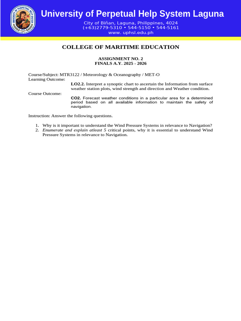 Cme Assignment 2 | PDF | Weather | Essays
