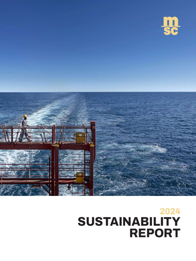 2024 MSC Sustainability Report | PDF | Sustainability | Supply Chain