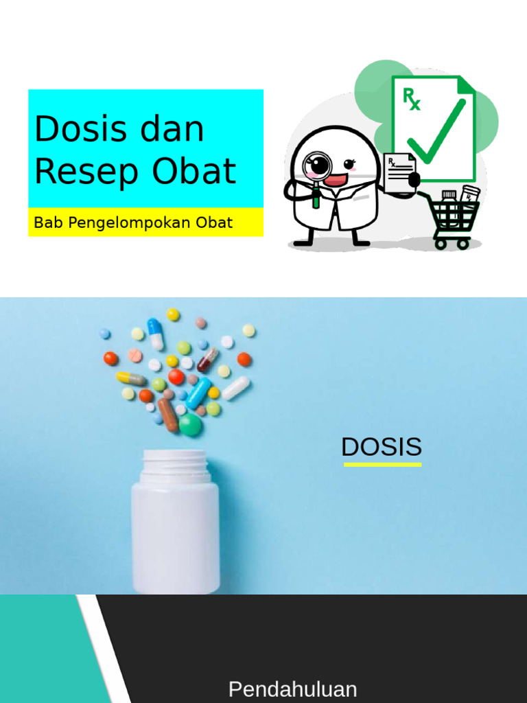 Dosis dan Resep Obat untuk Pasien | PDF